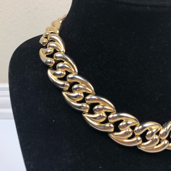 Unbranded | Jewelry | Vintage 8s Chain Gold Necklace Choker Costume ...